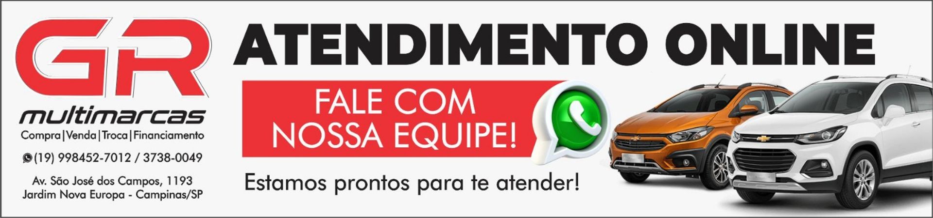 Carros usados, seminovos em Campinas - Compra e venda - GR Multimarcas